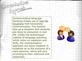 Communicative Approach | PPT