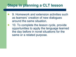 Communicative Language Teaching (Clt) | PPT | Educational Assessment ...