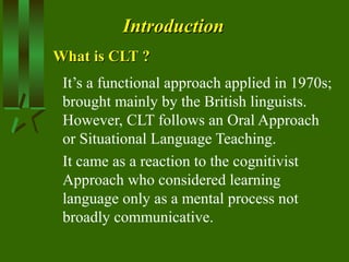 Communicative language-teaching | PPT