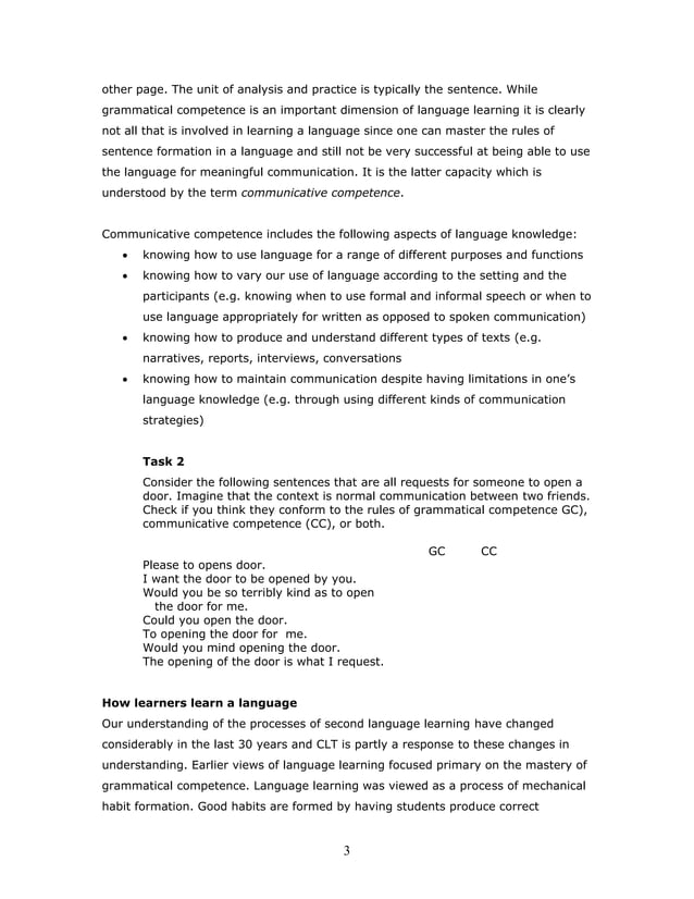 Communicative Language Teaching Today V2 | PDF