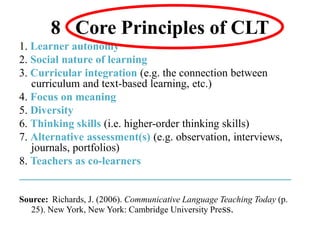 TESOL Pedagogy: The Communicative Approach | PPTX