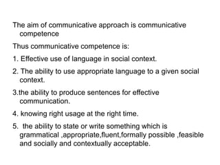 Communicative approach | PPT