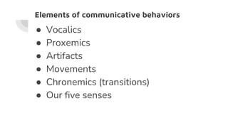 Communicative Behaviors -SLP.pptx | Education