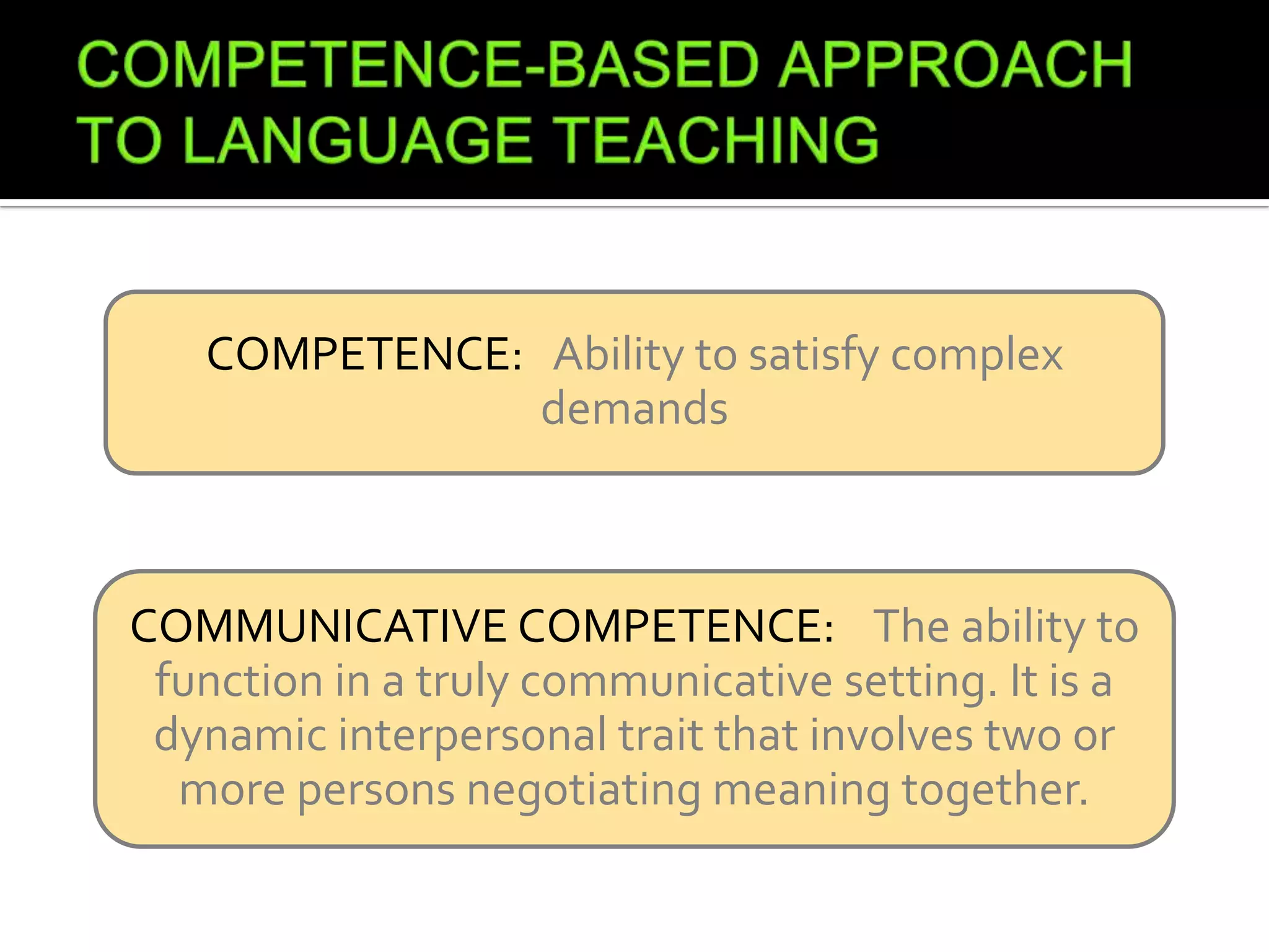 Communicative competence | PPT