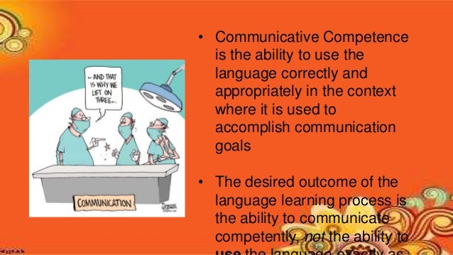 Communicative competence
