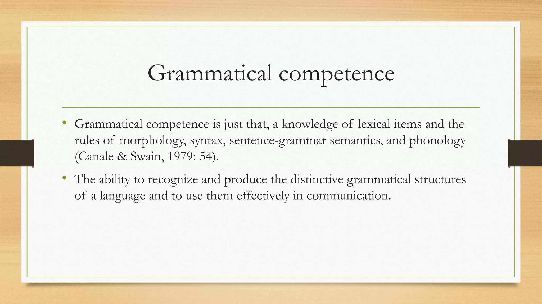 Communicative competence | PDF