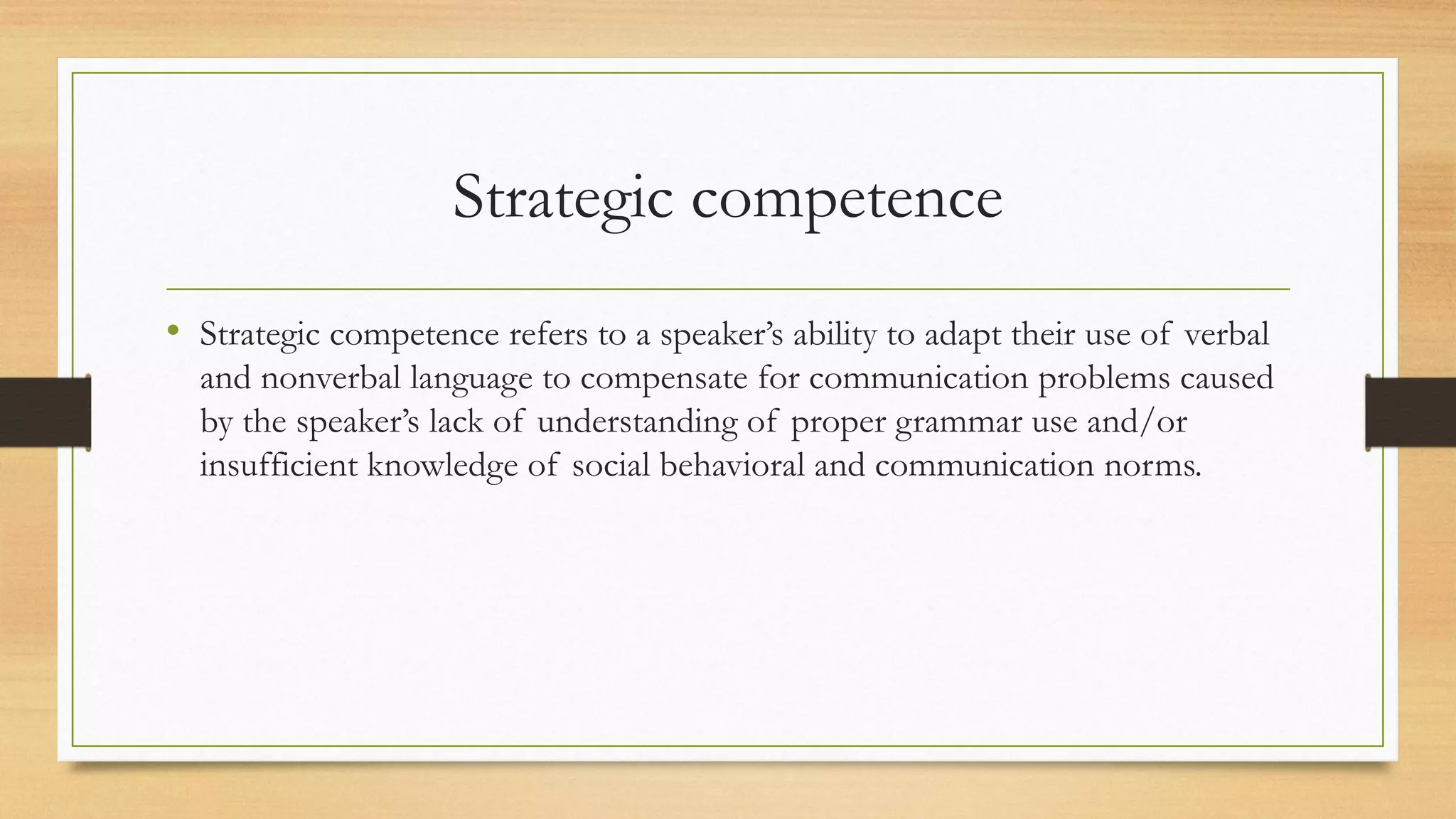 Communicative competence | PDF