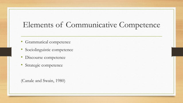 Communicative competence | PDF