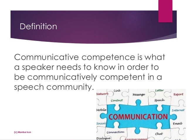 Communicative competence