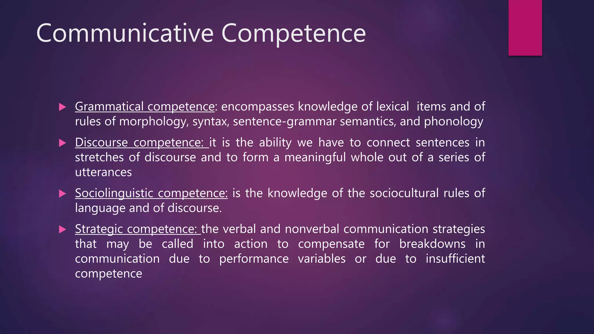 Communicative competence | PPT