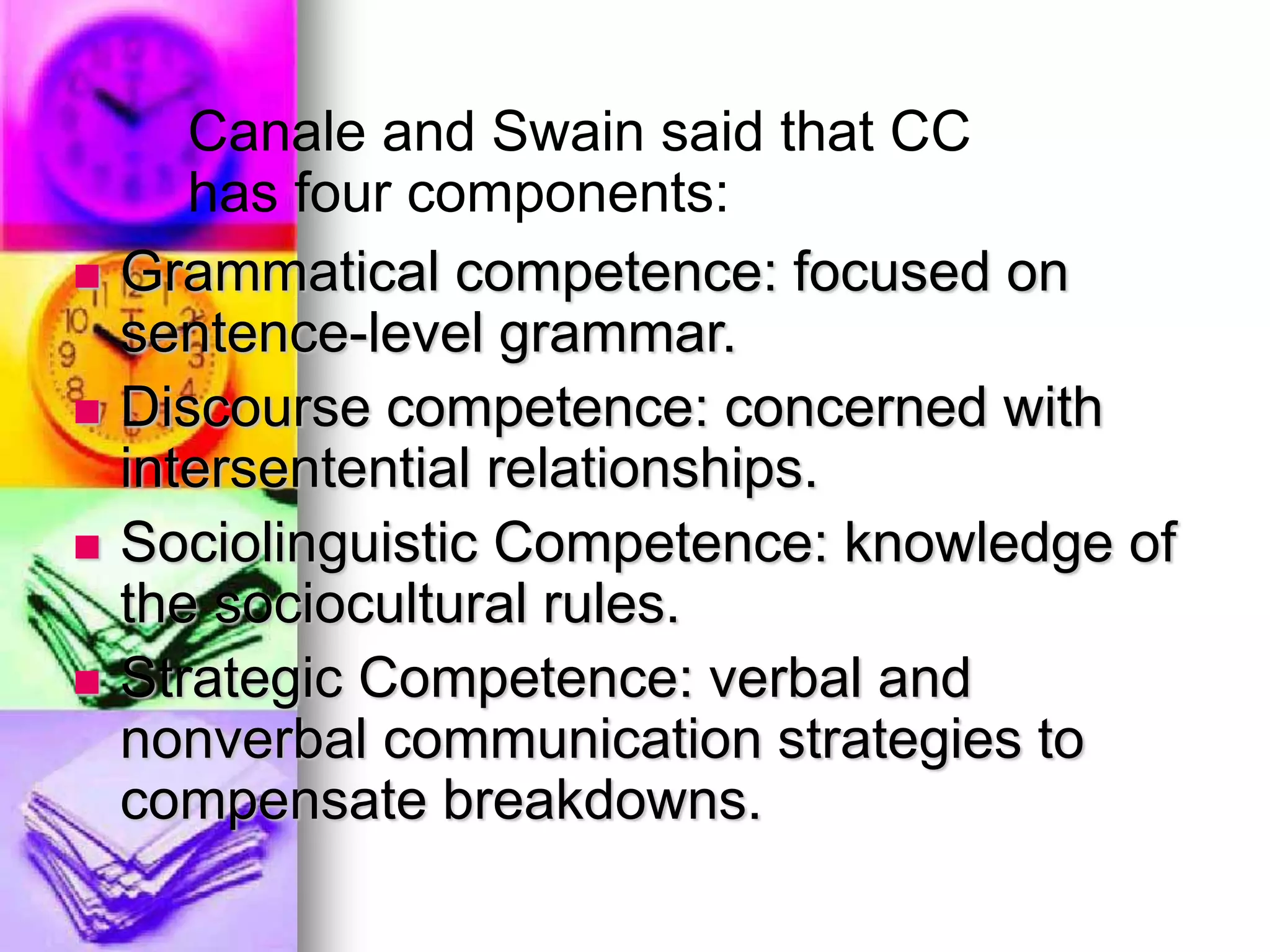 Communicative competence | PPTX
