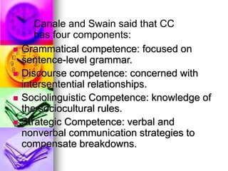 Communicative competence | PPTX