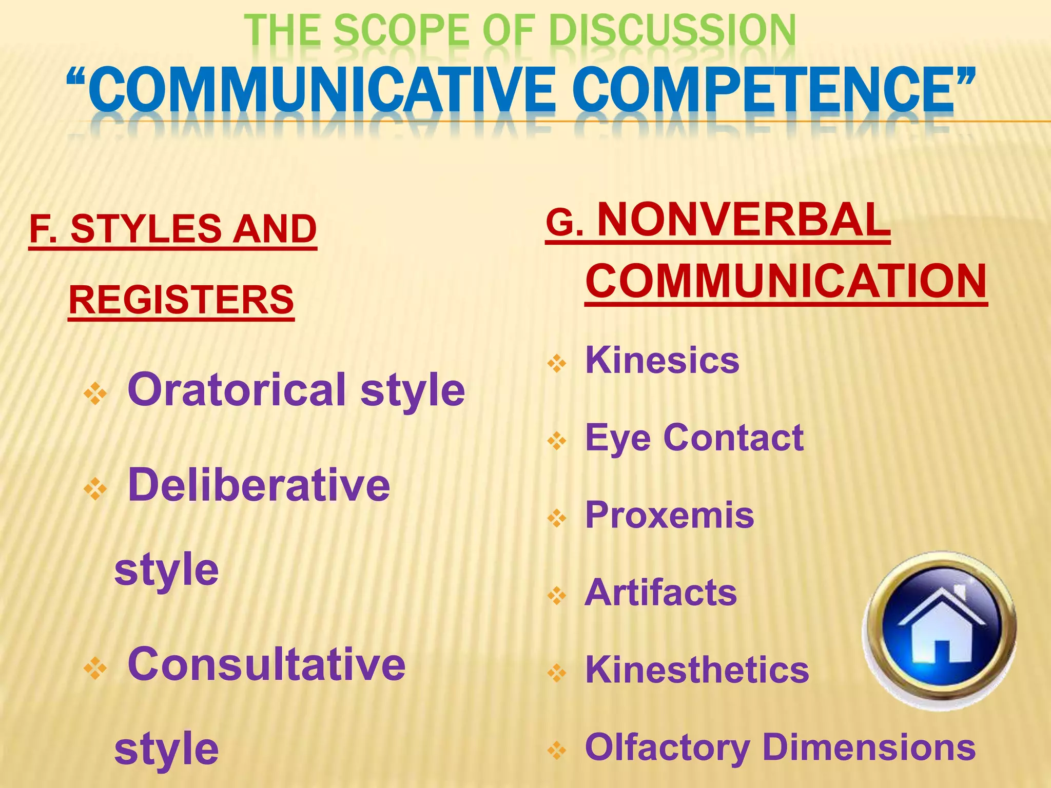 Communicative competence | PPTX