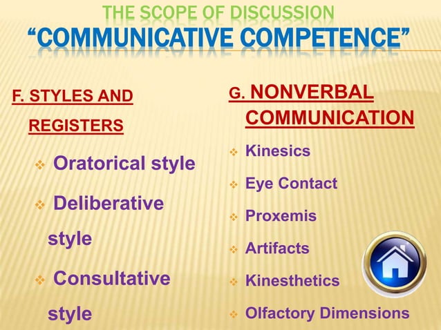 Communicative competence