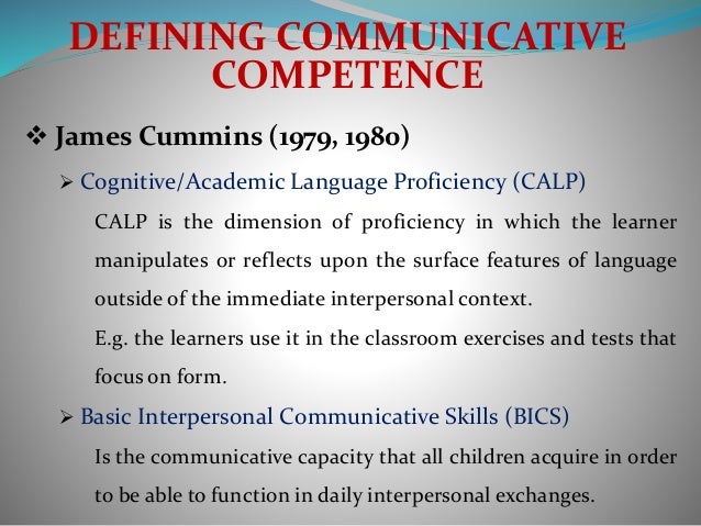 Communicative competence