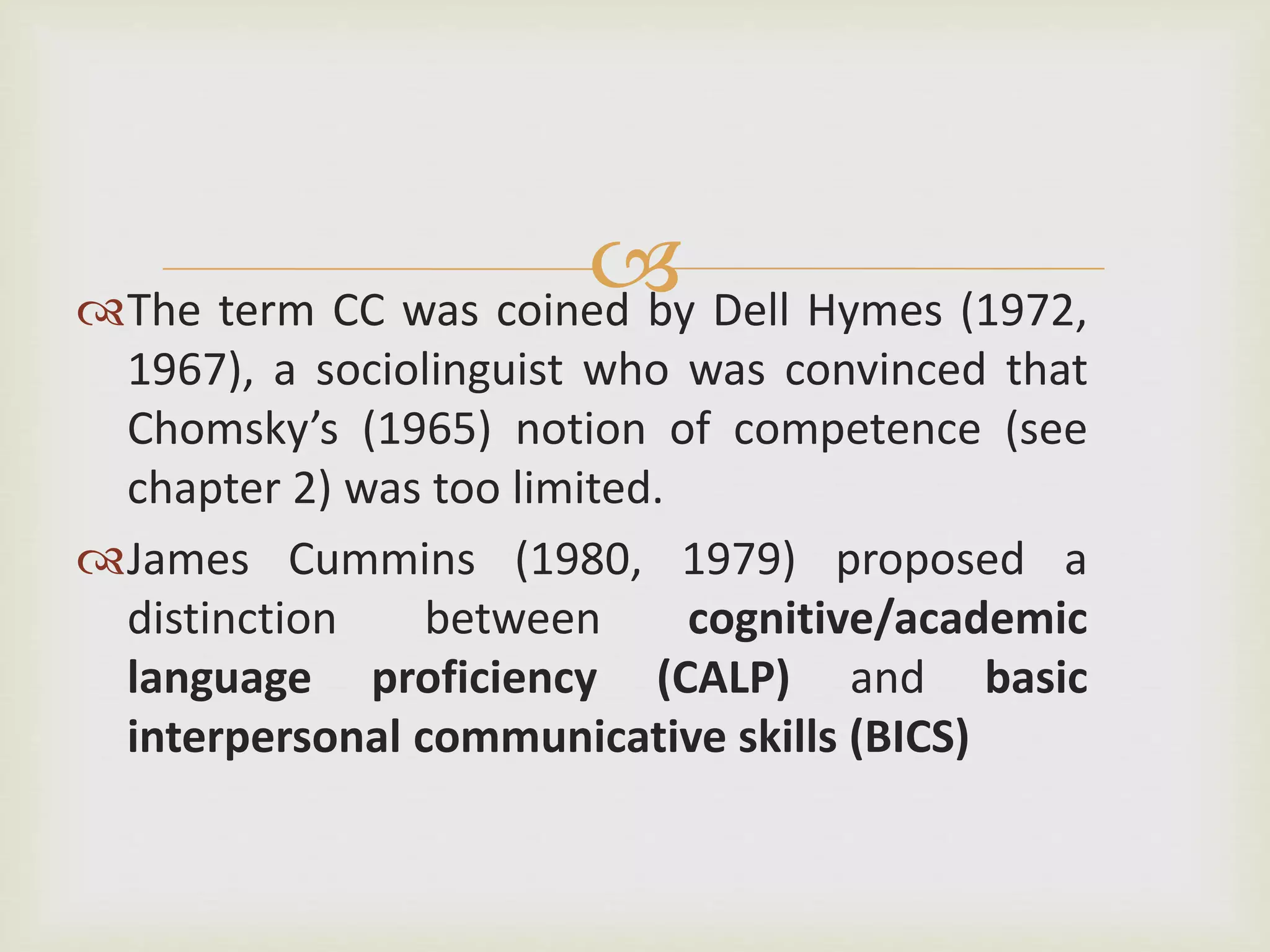 Communicative competence ppt | PPTX