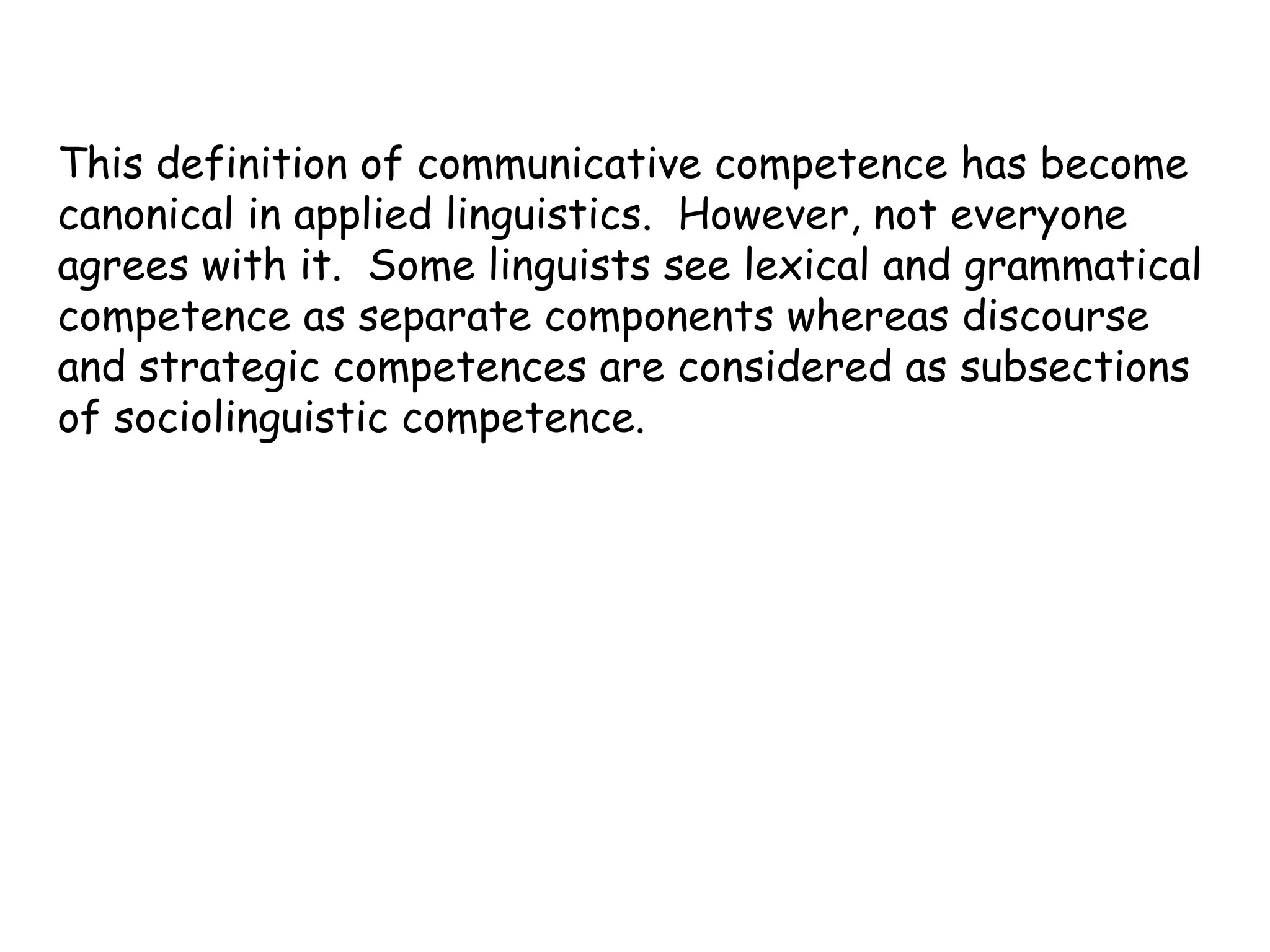 Communicative competence slides | PPT