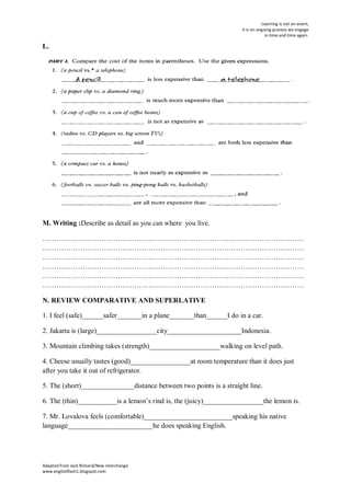 Communicative English Handout | PDF