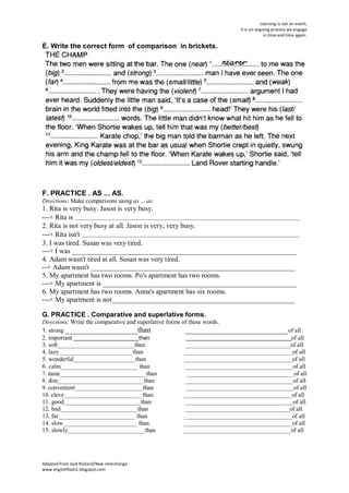 Communicative English Handout | PDF