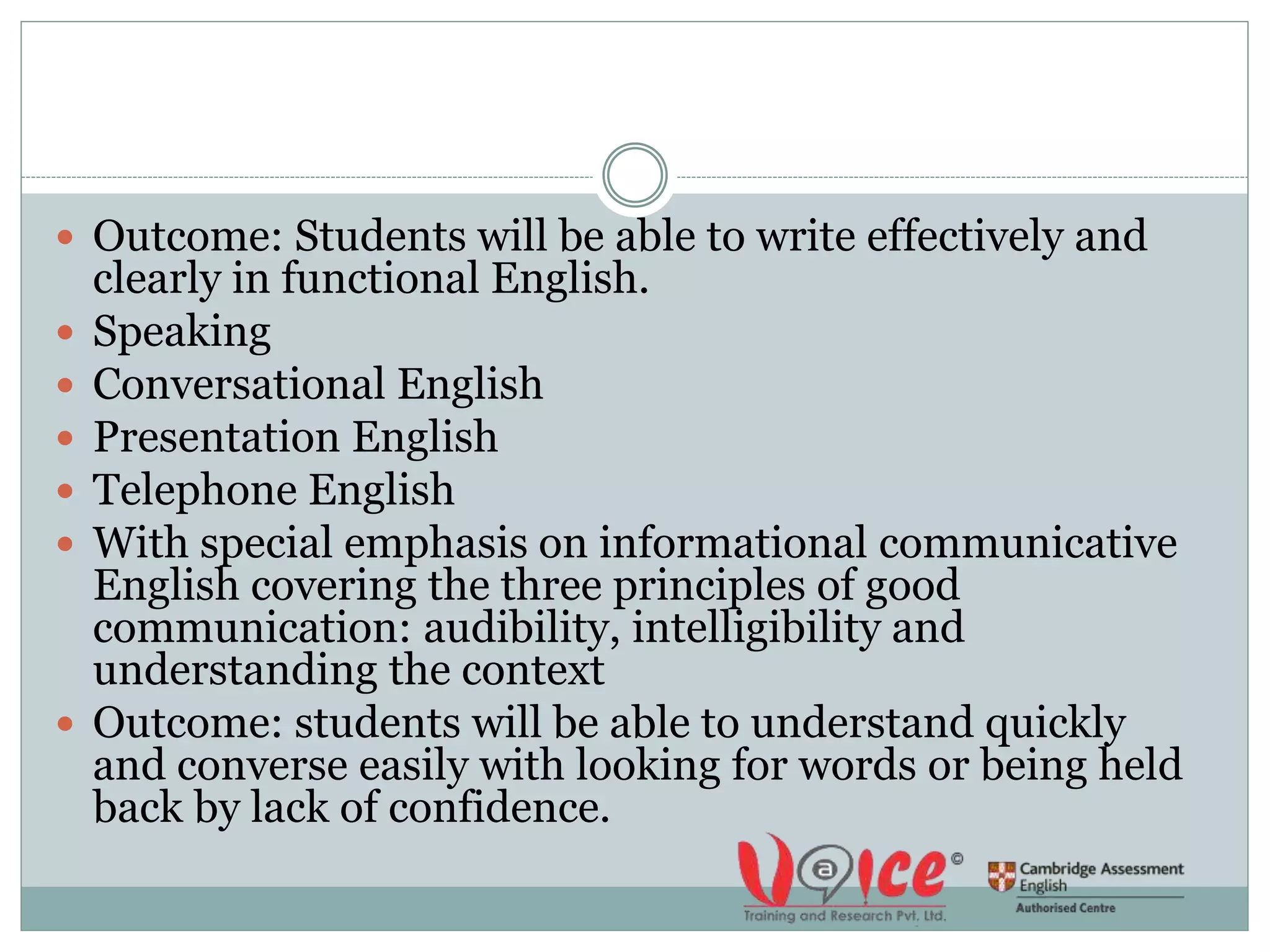 Communicative english master your skills | PPTX