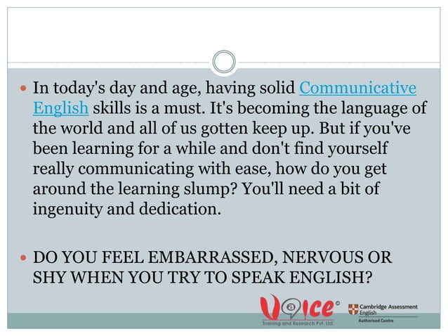 Communicative english master your skills | PPTX