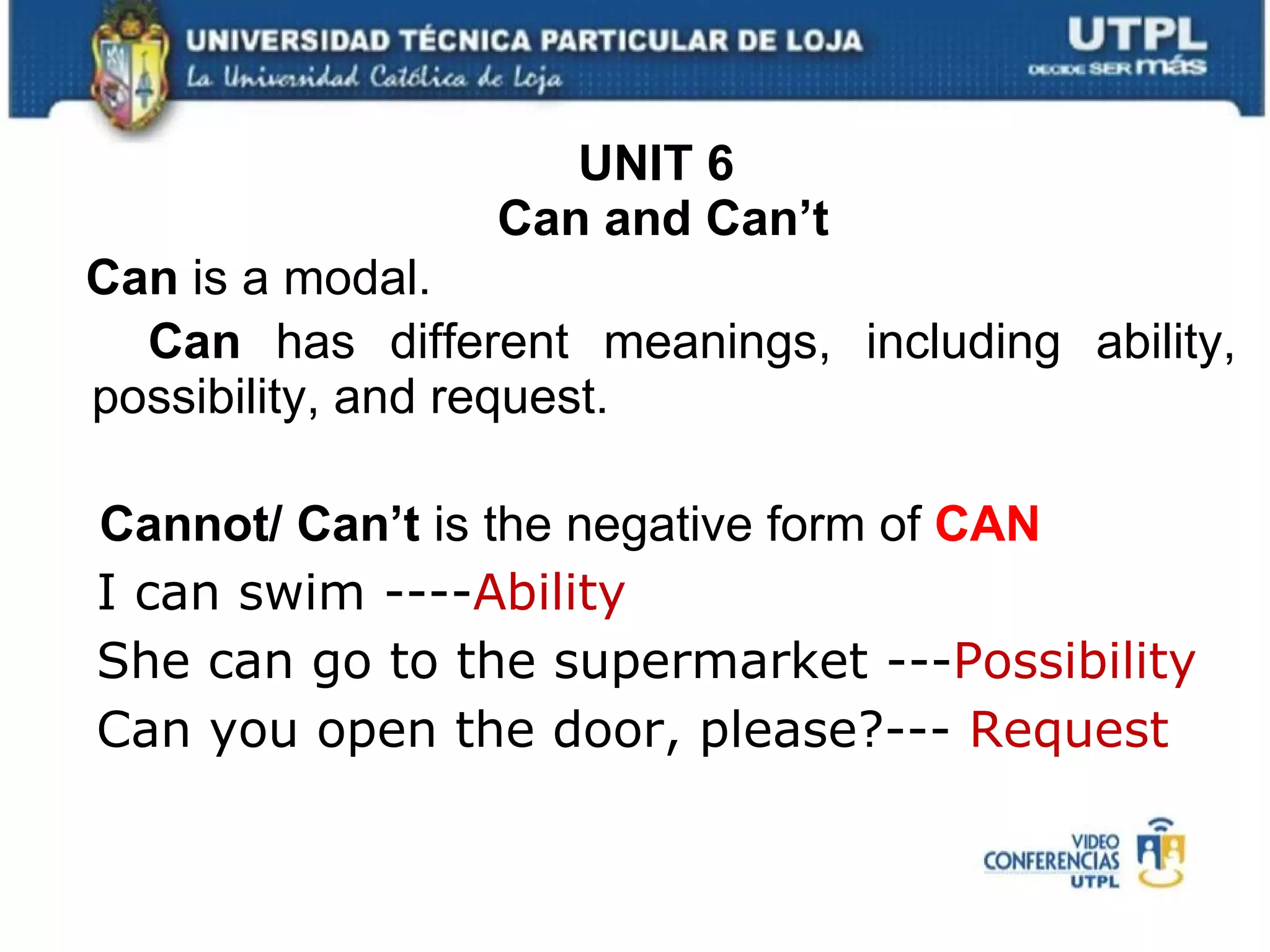 COMMUNICATIVE GRAMMAR I (II Bimestre Abril Agosto 2011) | PPT