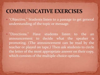 Communicative language approach | PPT