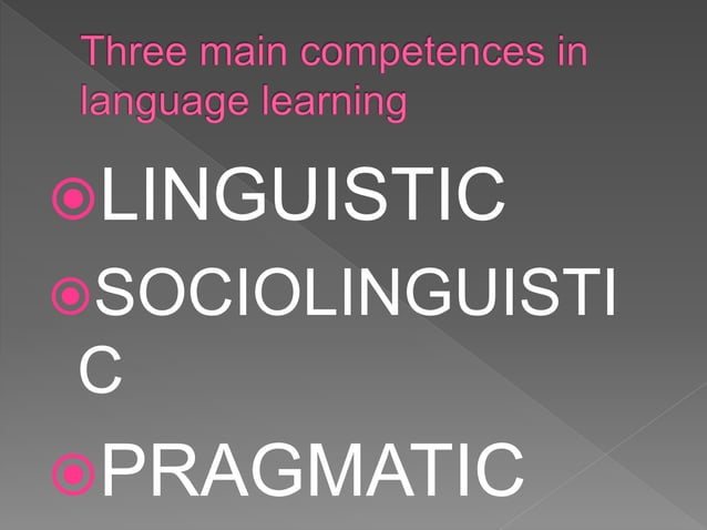 Communicative language competence | PPT