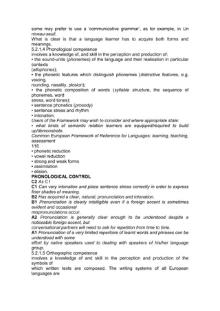 Communicative language competences | DOCX | Technology & Computing