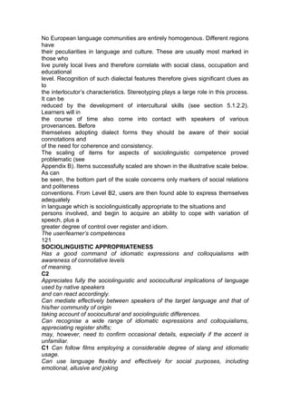 Communicative language competences | DOCX | Technology & Computing