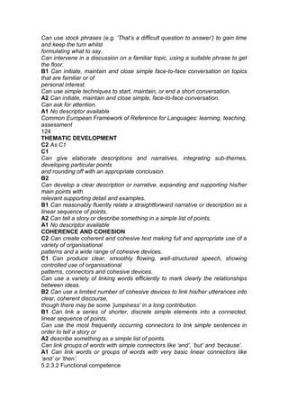 Communicative language competences | DOCX | Technology & Computing
