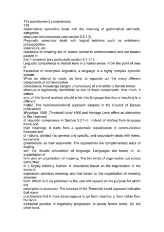 Communicative language competences | DOCX | Technology & Computing