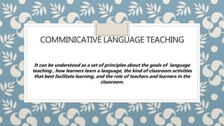 Communicative language skill | PPTX | Education