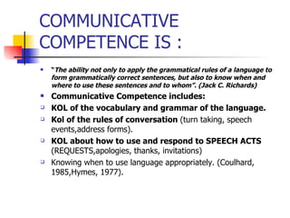 Communicative Language Teaching | PPT