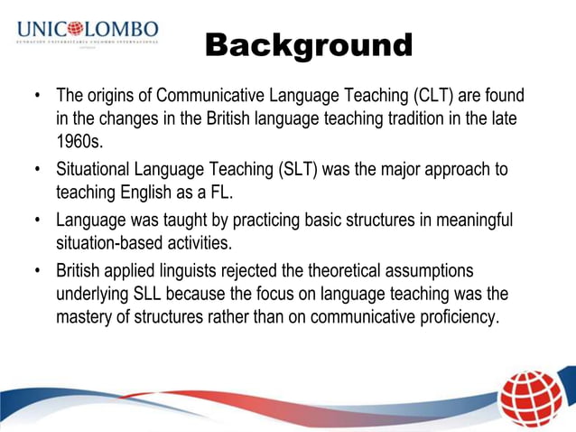 Communicative Language Teaching (CLT) | PPTX