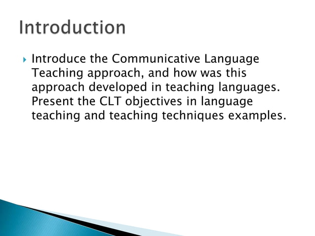 Communicative language teaching | PPTX | Education