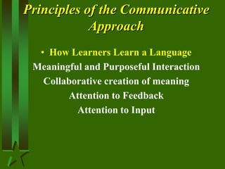 Communicative Language Teaching | PPT