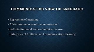 Communicative language teaching | PPT
