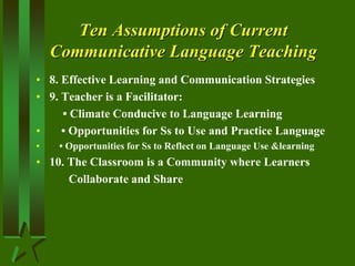 Communicative language teaching/ Principles of Language Teaching | PPTX