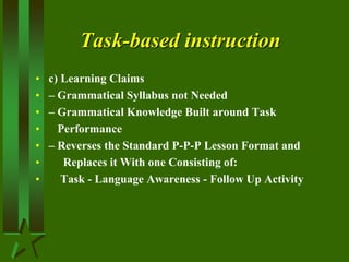 Communicative language teaching/ Principles of Language Teaching | PPTX