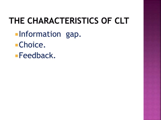 Communicative language teaching (clt)revisi | PPT