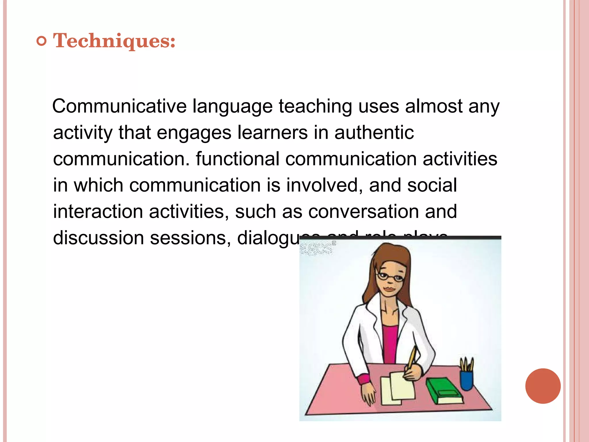 Communicative language teaching method(1) | PPT