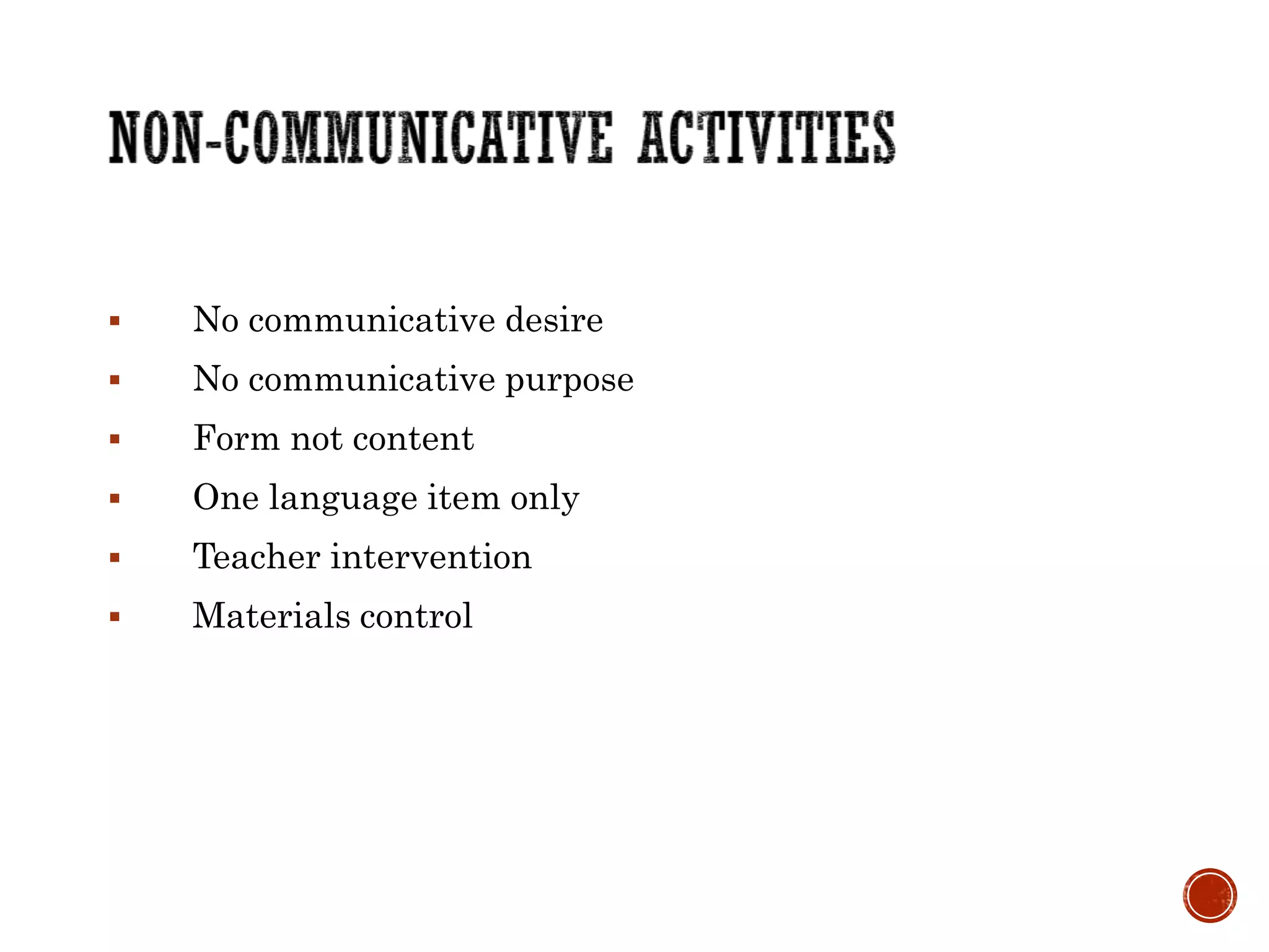 Communicative Language Teaching (Overview).ppt | Education