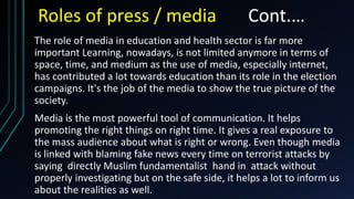 Role of Press in Nation Building | PPTX