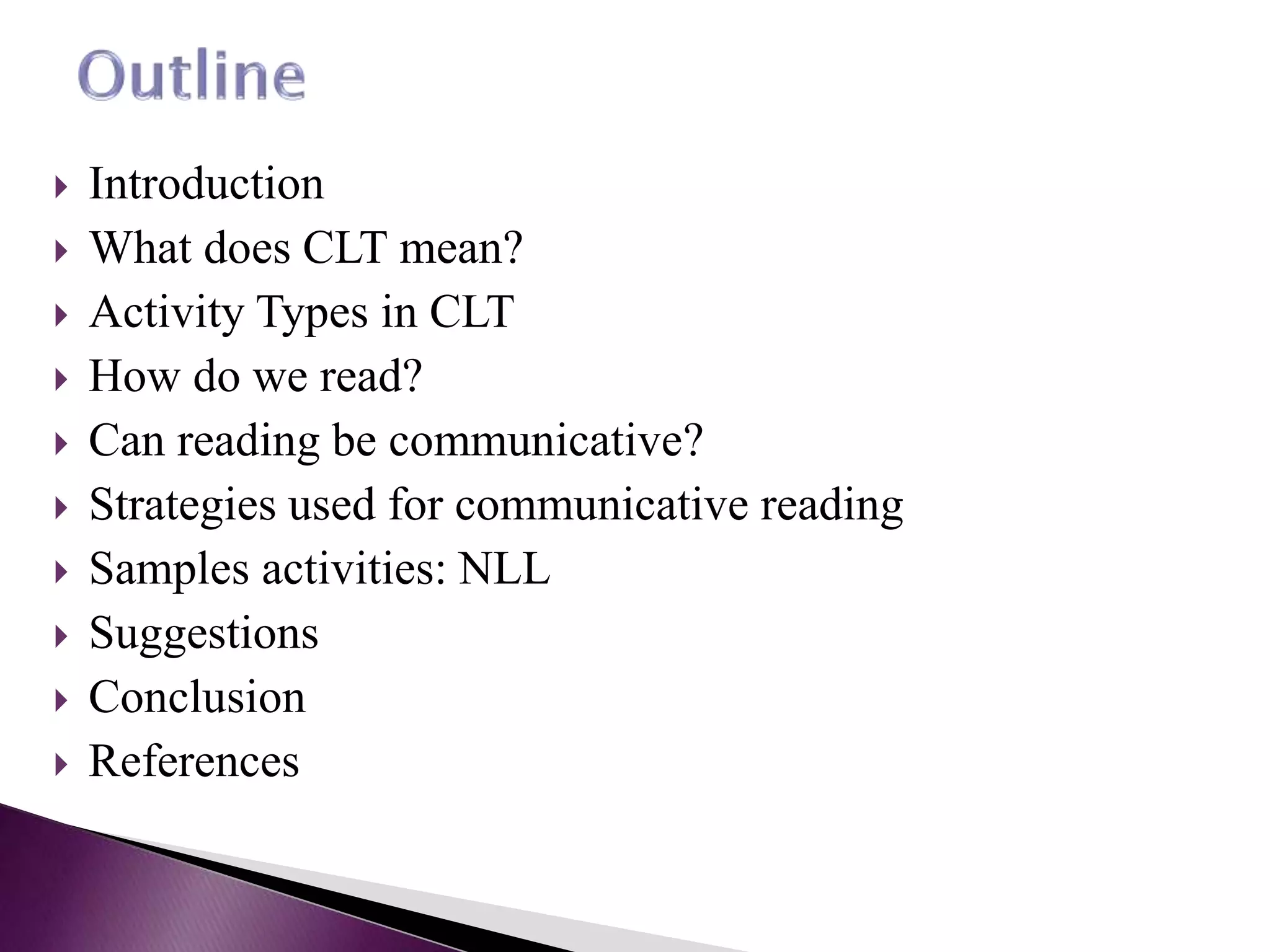 Communicative reading | PPTX