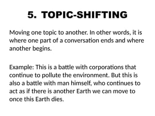 Oral communication, communicative strategy | PPTX