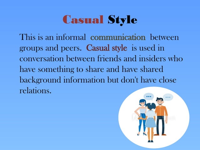 communication styles - communicative style | PPT