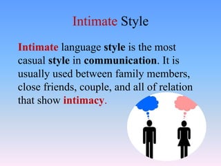 Communicative styles | PPTX