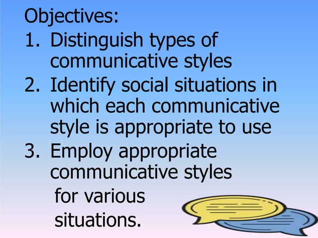 Communicative Styles.pptx | Style & Fashion