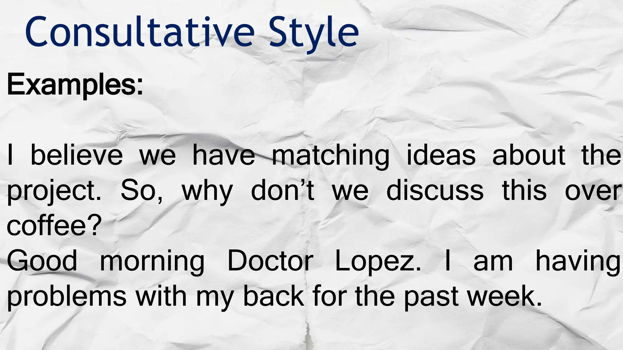 Basic Communicative of Styles in English | PPTX